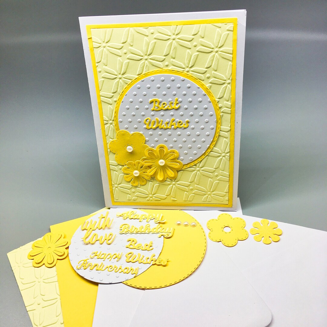 Card Making Kit DIY Wishes Card Kit Handmade Birthday Wishes Cards and ...