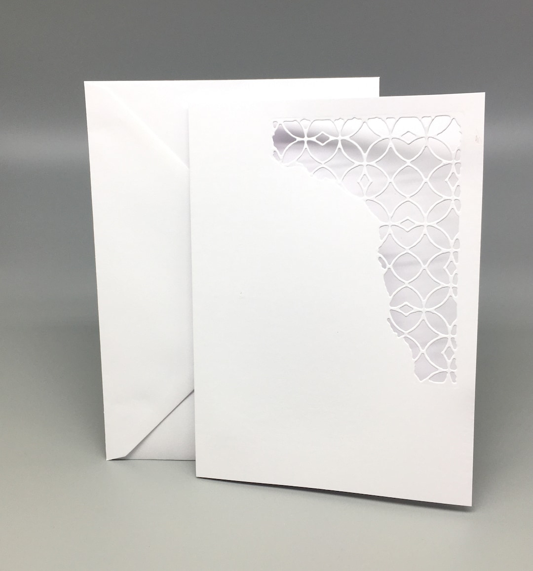 Blank Card and Envelope - Components for Handmade Cards - Etsy