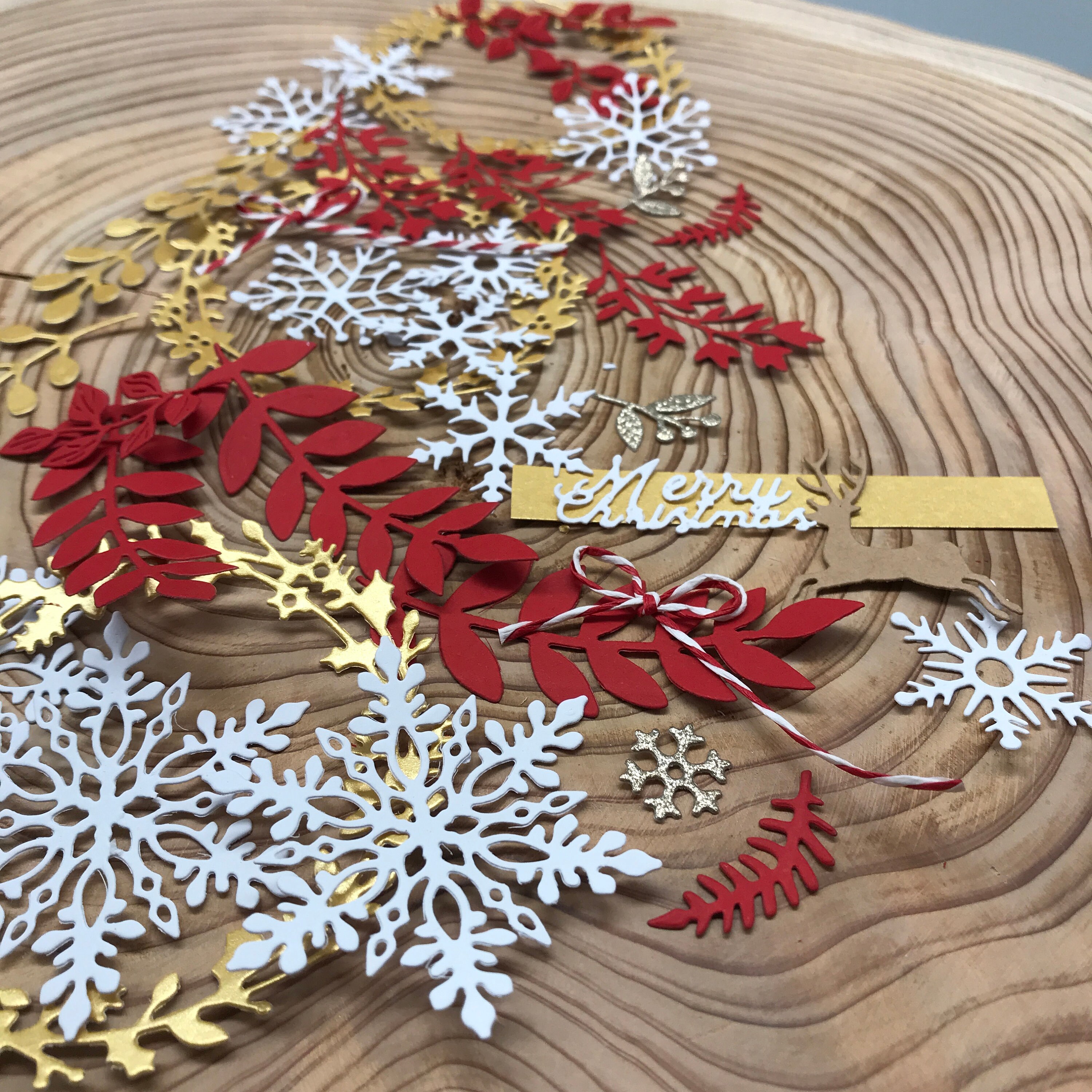 Luxury Christmas Card Making Kit - DIY Christmas Card Kit - Handmade ...