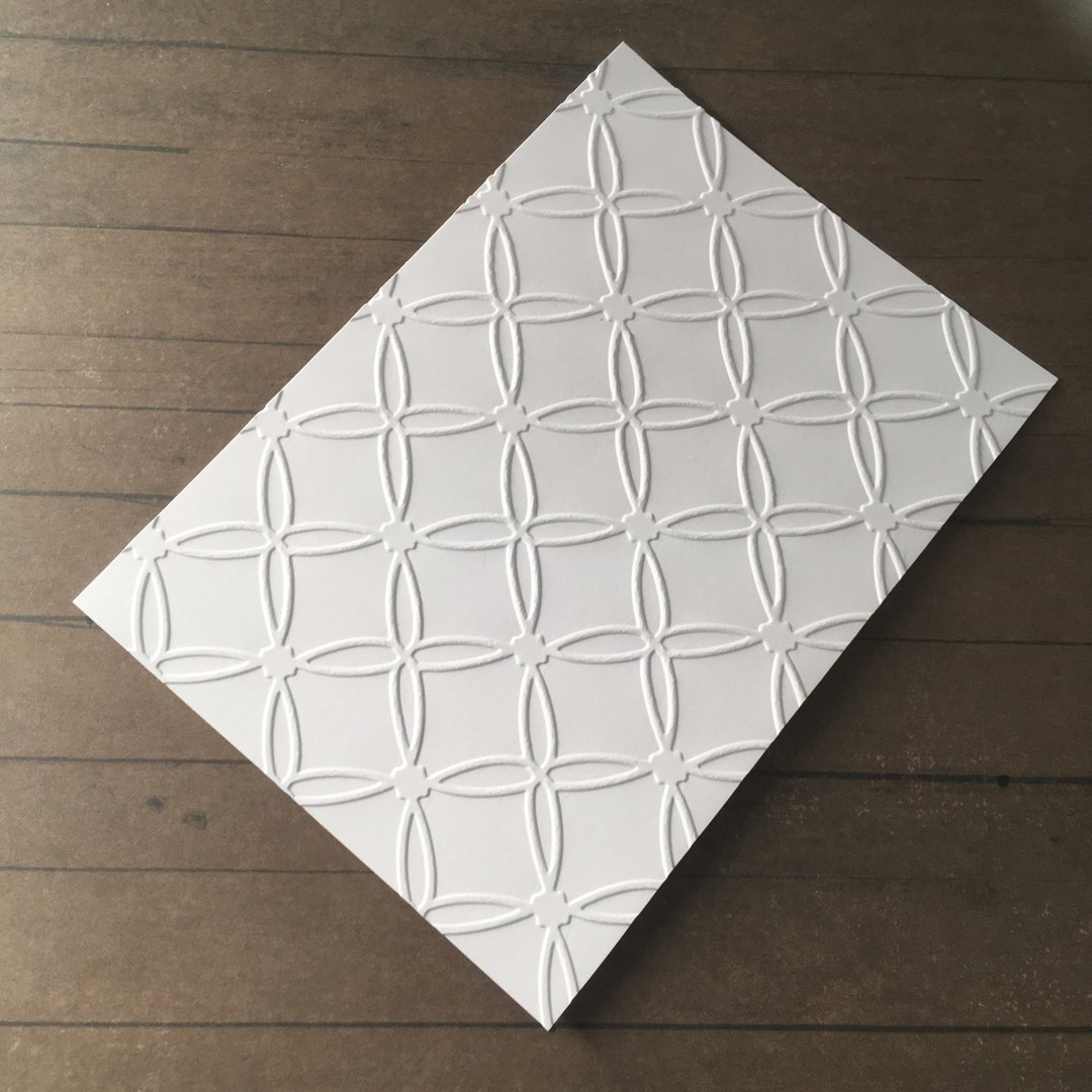 Embossed Paper Card - Components for Handmade Card - Etsy