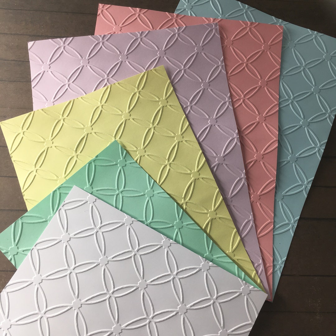Embossed Paper Card - Components for Handmade Card - Etsy
