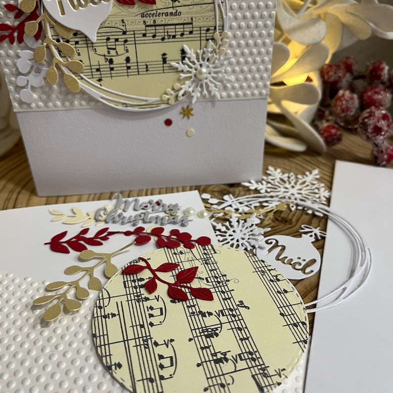 Christmas Card Making Kit - DIY Christmas Card Kit - Handmade Christmas ...