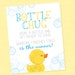 Rubber Duck Baby Bottle Chug Shower Game INSTANT DOWNLOAD - Etsy