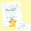 Rubber Duck Baby Shower Bingo - INSTANT DOWNLOAD - Ducky Shower Games ...