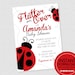 Ladybug Baby Shower Invitation - EDITABLE INSTANT DOWNLOAD - Lady Bug ...
