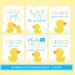 Rubber Duck Party Sign Pack - INSTANT DOWNLOAD - Rubber Duck Party ...