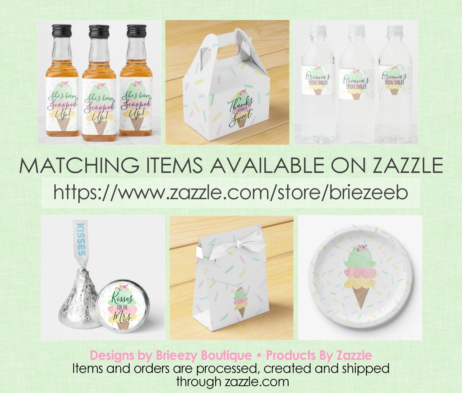 Kisses for the Mrs. Ice Cream Shower Game INSTANT DOWNLOAD - Etsy