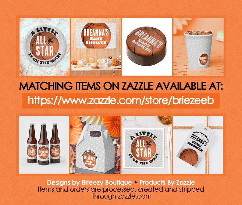 Basketball Food & Drinks Party Signs - INSTANT DOWNLOAD - Basketball ...