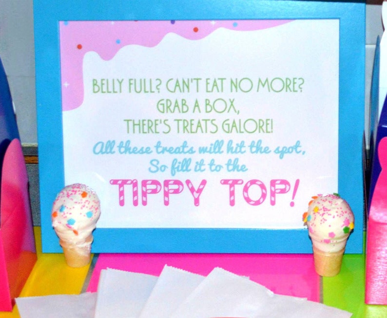 Fill Your Bag Party Sign INSTANT DOWNLOAD Candyland - Etsy