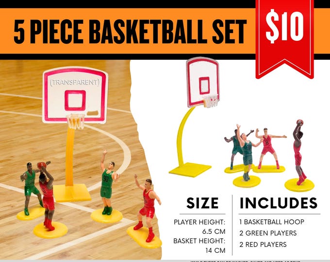 ADD ON for Edible Basketball Court Cake Topper - - Etsy