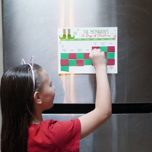 25 Days of Christmas Activity Calendar EDITABLE INSTANT DOWNLOAD ...
