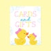 Rubber Duck Cards & Gifts Party Sign INSTANT DOWNLOAD Girl - Etsy
