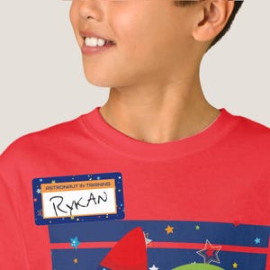 Astronaut in Training Name Tags - INSTANT DOWNLOAD - Outer Space ...