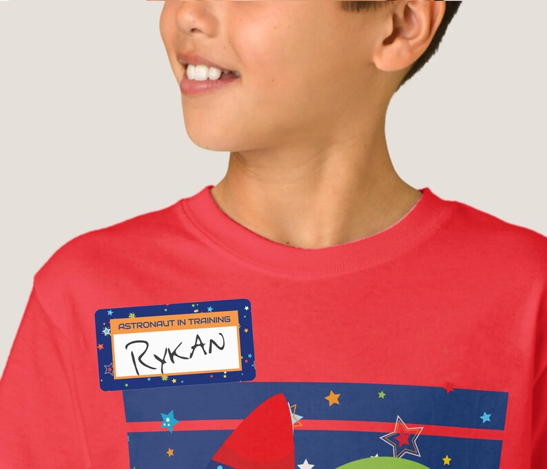 Astronaut in Training Name Tags - INSTANT DOWNLOAD - Outer Space ...