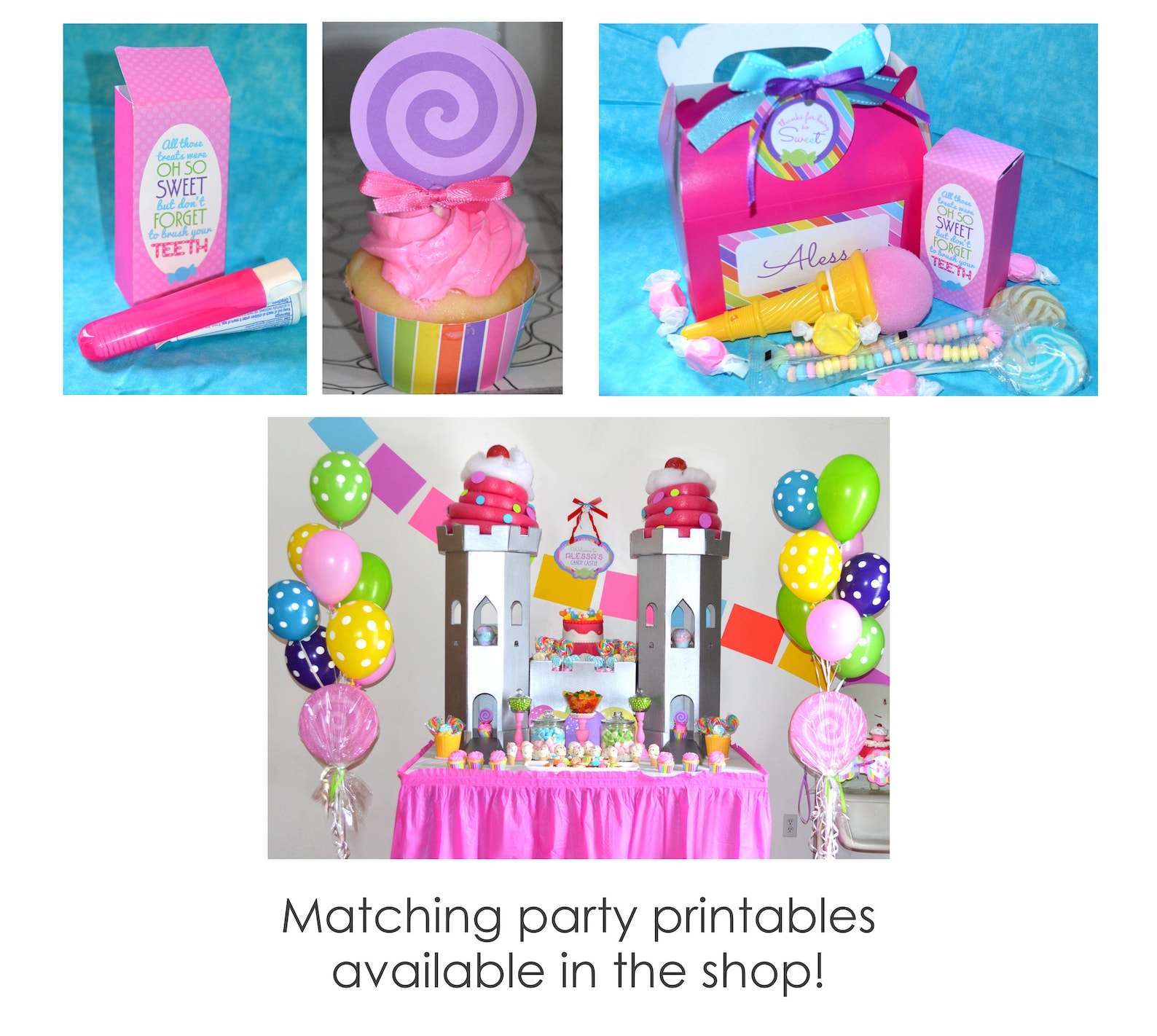 Candy Birthday Invitation - EDITABLE INSTANT DOWNLOAD - Candyland ...