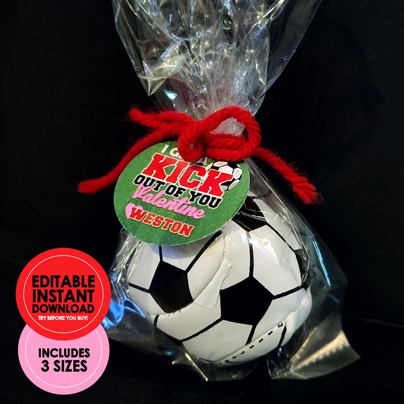Soccer Valentine - Etsy