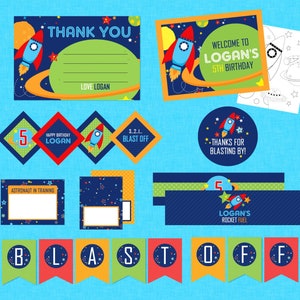 Outer Space Birthday Mega Party Pack, Space Birthday, Space Party ...