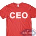 CEO Shirt CEO T-shirt Chief Executive Officer Sandbox Start-up - Etsy