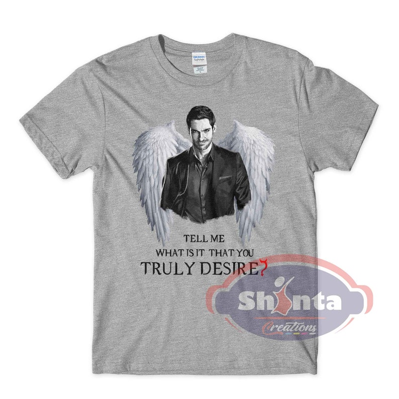 Lucifer shirt Lucifer T-shirt Lucifer Morningstar Wings | Etsy