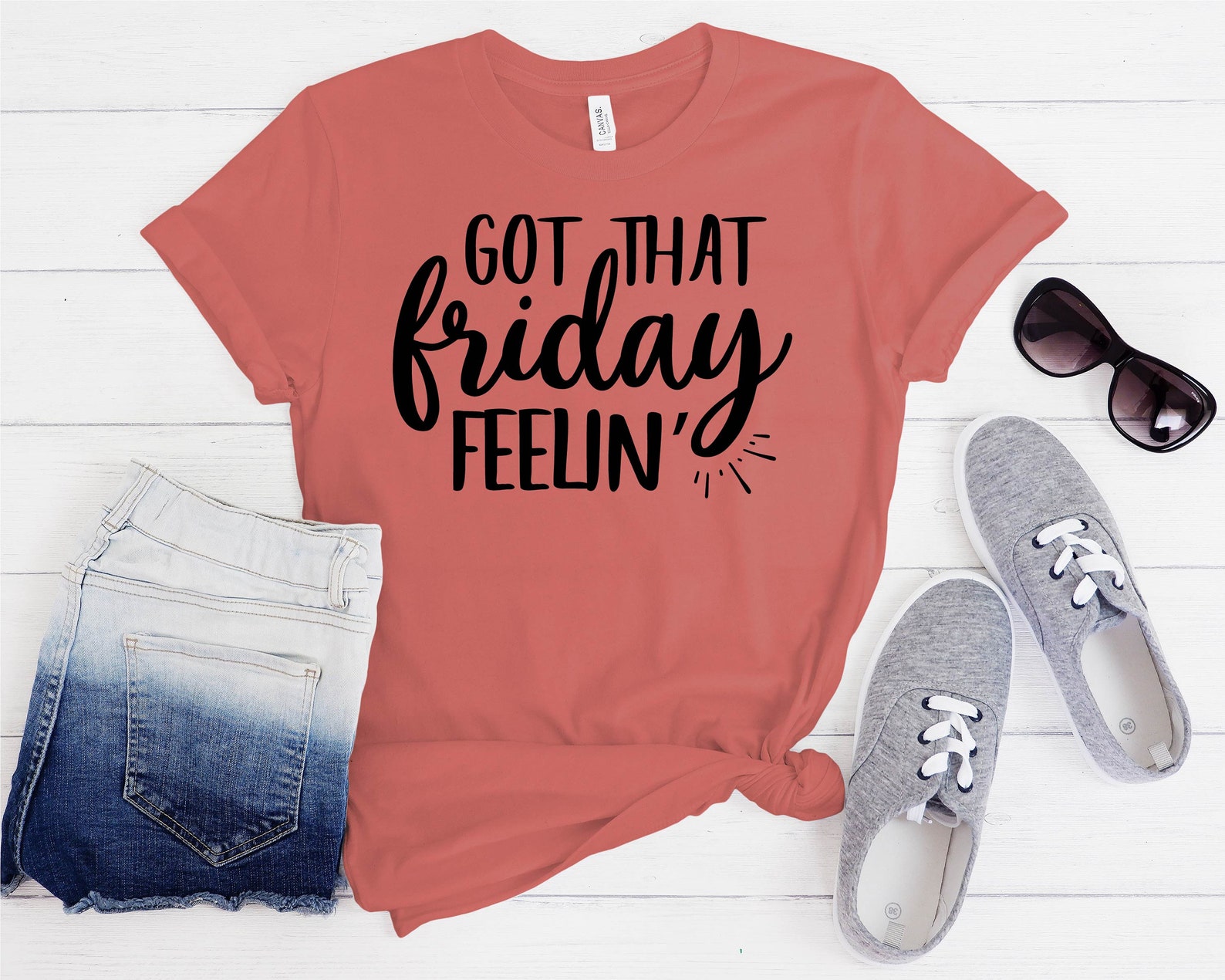 Got That Friday Feeling T-Shirt Friday Tee Weekend Vibes | Etsy