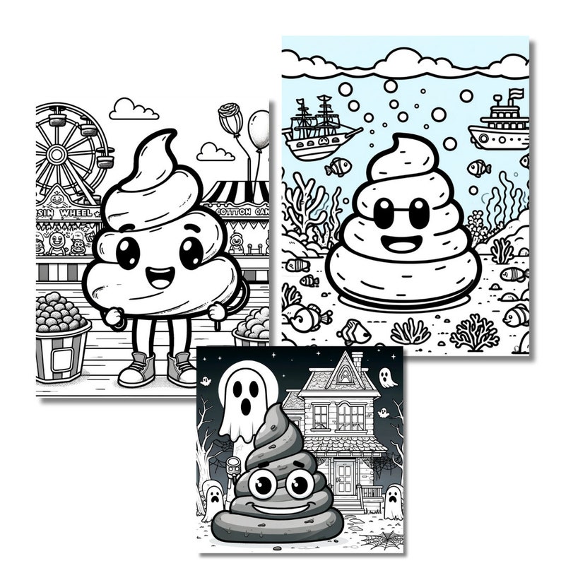 Poop Coloring Pages, Kid Coloring Pages, Adult Coloring Pages, Coloring ...