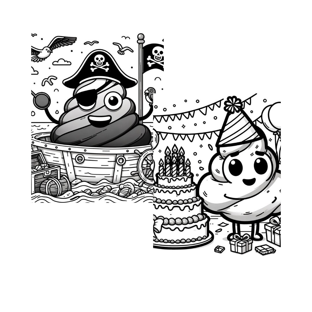 Poop Coloring Pages, Kid Coloring Pages, Adult Coloring Pages, Coloring ...