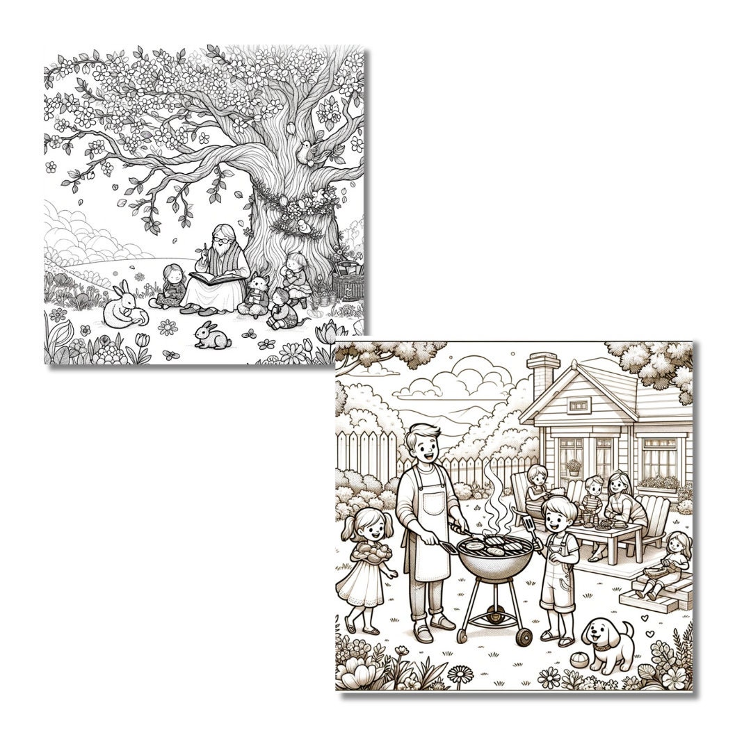 Springtime Wonders Coloring Book, Coloring Pages, Kid Coloring Book ...