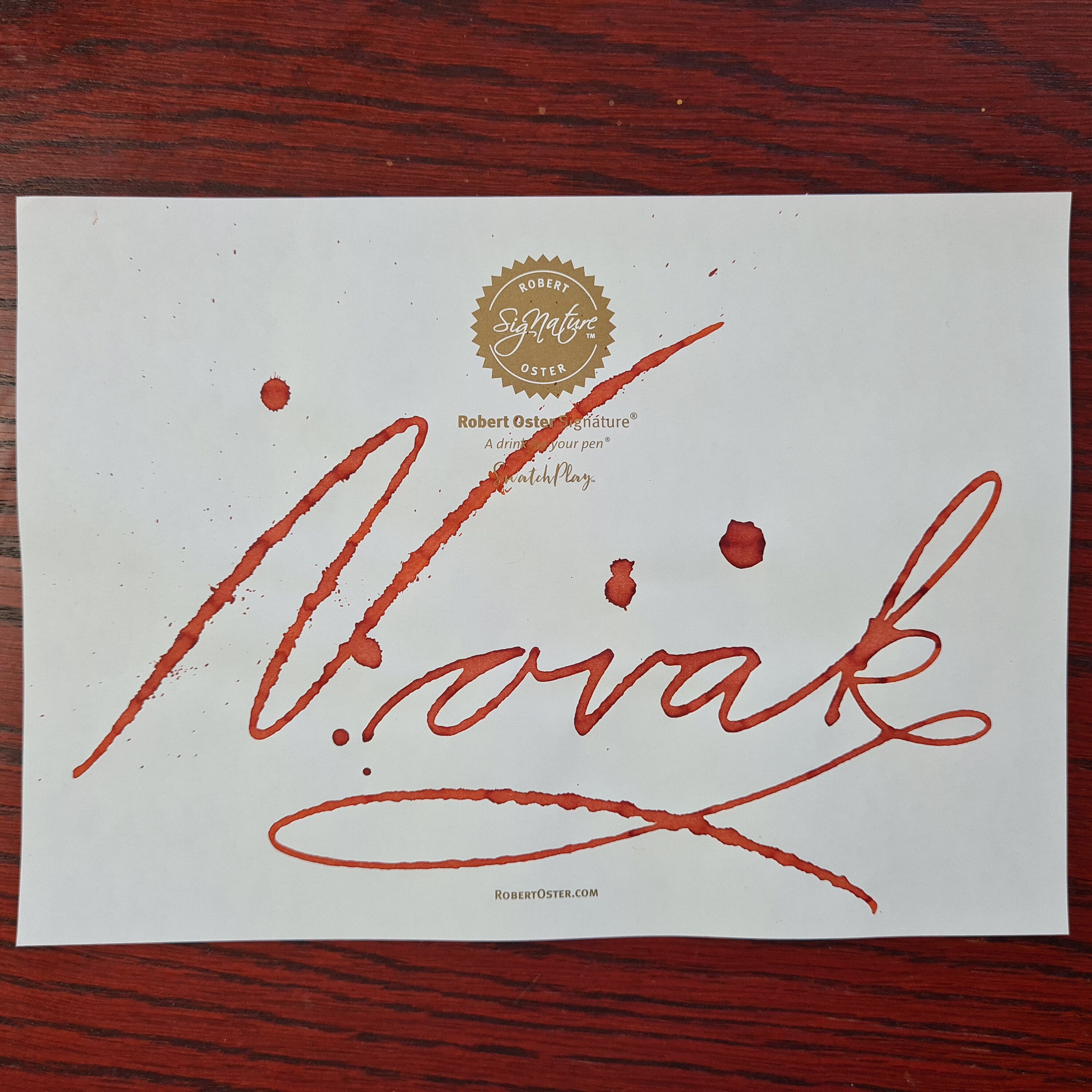 A4 Splatter Calligraphy Name - Etsy