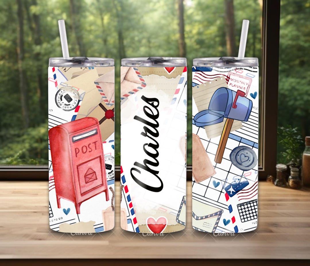 Mail Carrier Tumbler - Personalized Postal Worker Gift - Insulated ...
