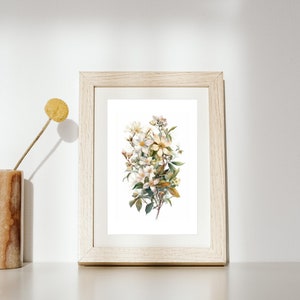 Watercolor Wildflower Blooms: Rustic Wall Art Set Digital Download - Etsy
