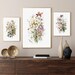 Watercolor Wildflower Blooms: Rustic Wall Art Set Digital Download - Etsy