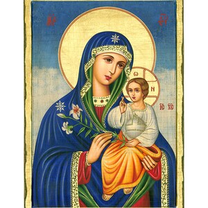 Russian Icon Virgin Mary 45x32cm Engraved Old Looking - Etsy
