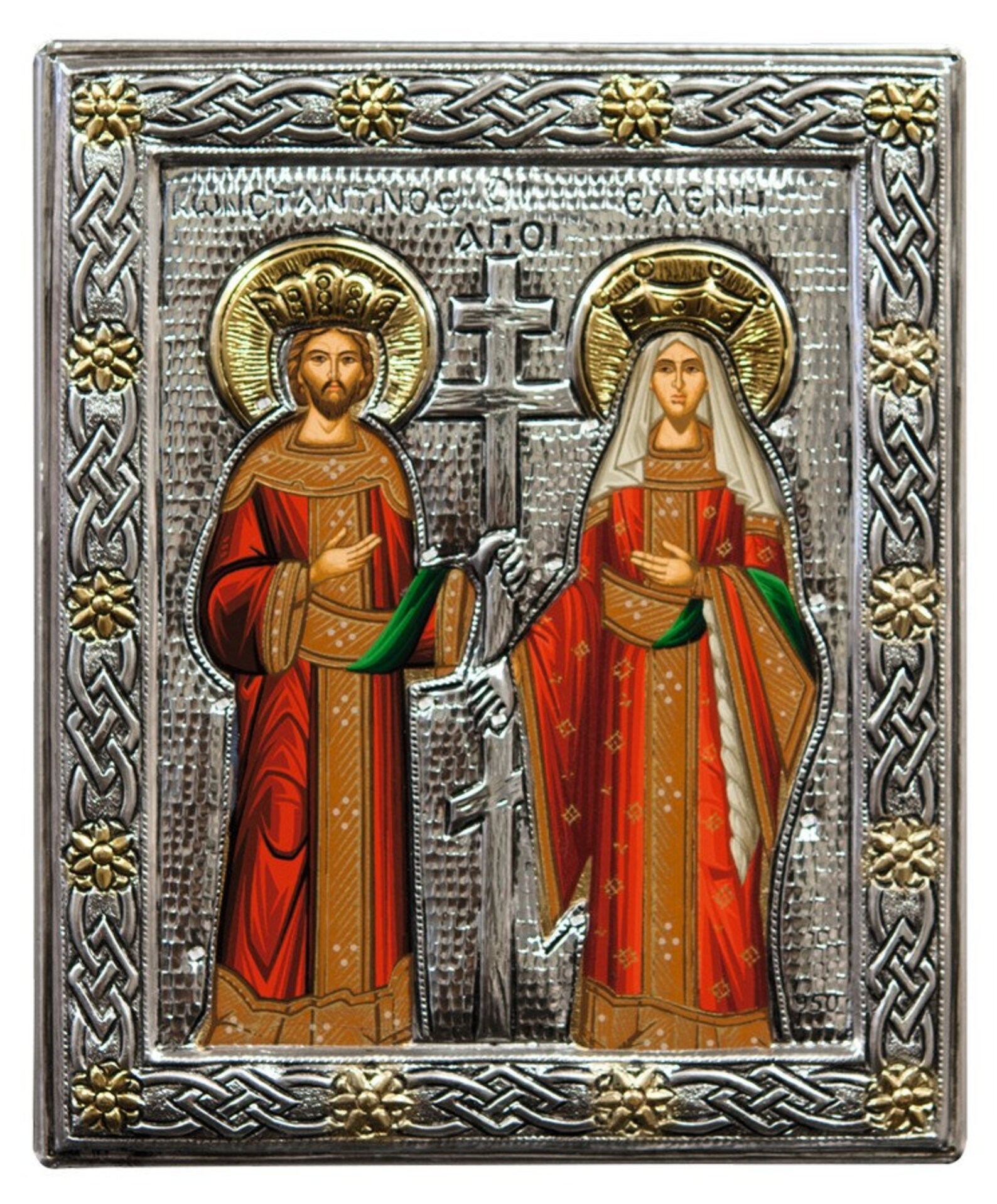 Orthodox Icon Saints Constantine and Helen 11x9 Cm. - Etsy