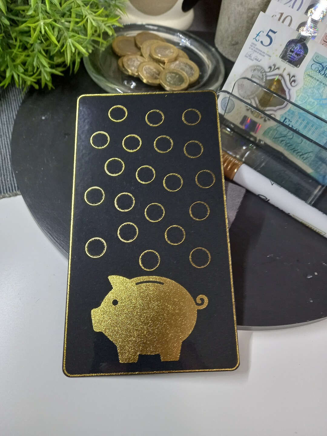 Piggy Bank Savings Challenge, Savings Tracker, Cash Stuffing Challenge ...