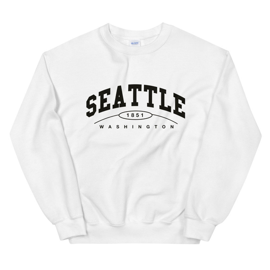 Seattle Sweatshirt Seattle Crewneck Seattle Sweater Seattle - Etsy España