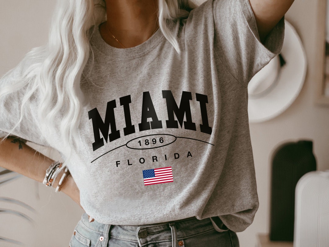 Miami Tshirt for Women, Miami Shirt Women, Miami Florida Shirt, Miami ...