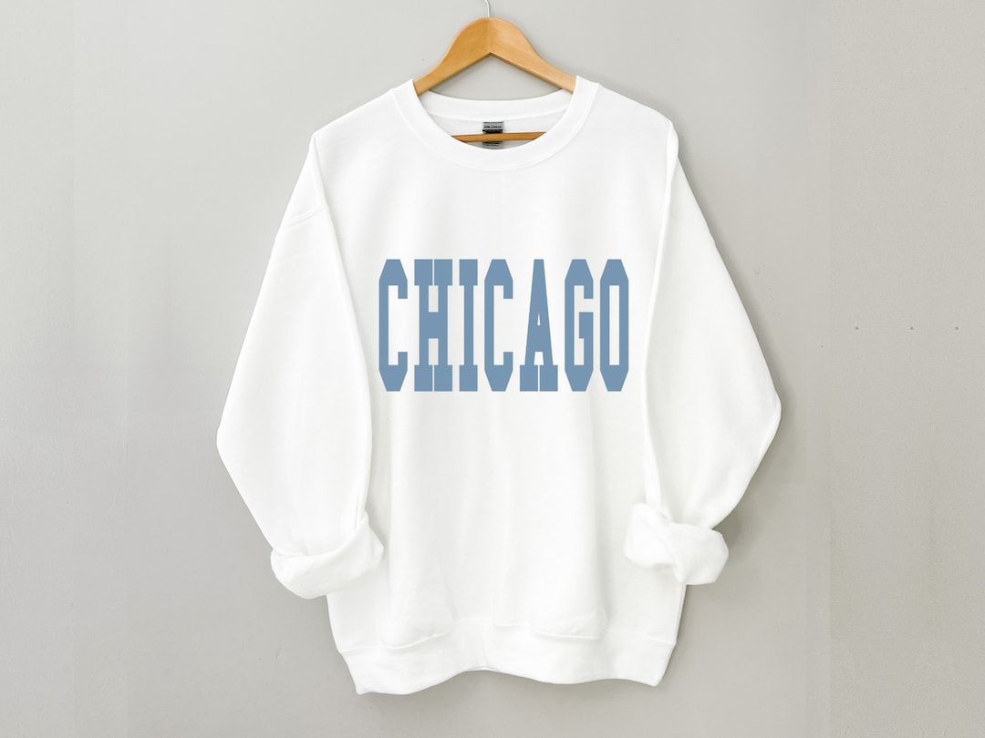 Chicago Sweatshirt, Chicago Crewneck, Chicago Shirts for Women, Chicago ...