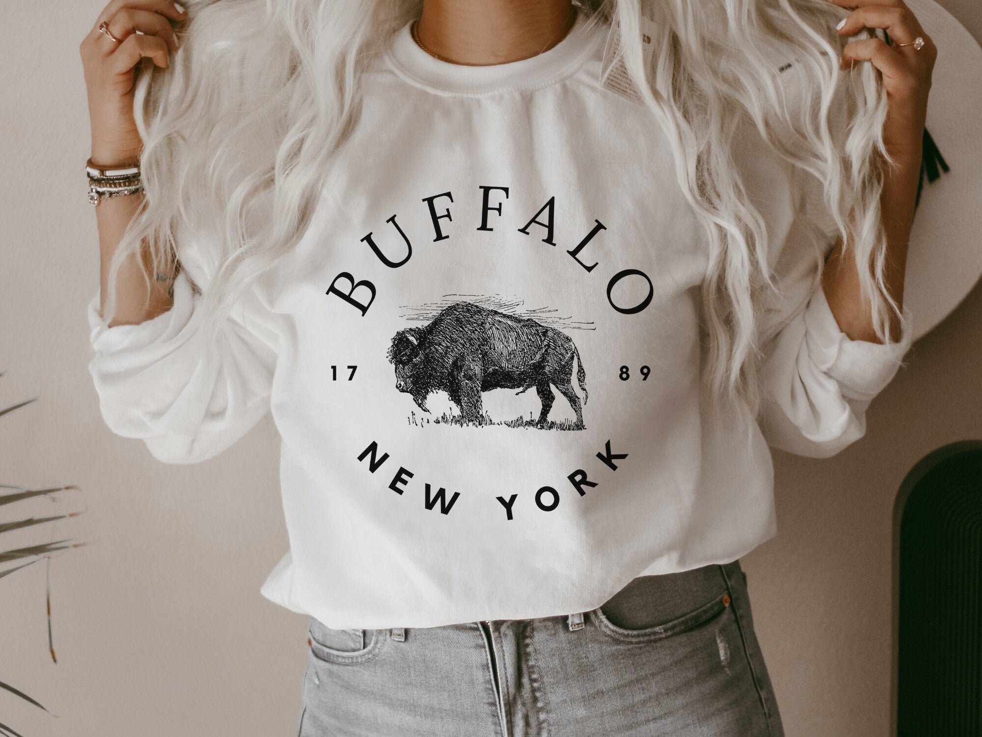 Buffalo New York Sweatshirt Buffalo Sweatshirt Buffalo | Etsy