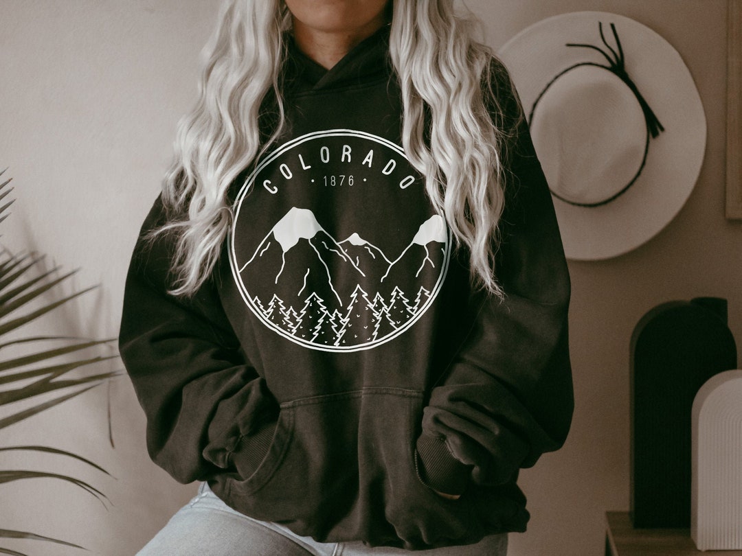 Colorado Hoodie, Colorado Sweatshirt, Colorado Shirt Women, Mountain ...