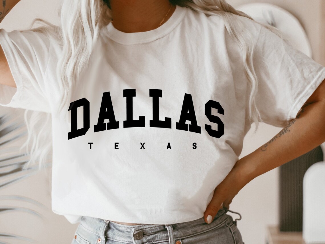 Dallas Tshirt Dallas Shirt for Women Dallas Texas Tshirt | Etsy