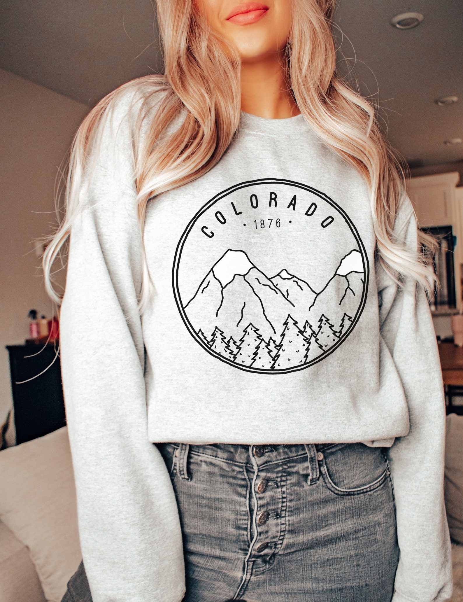 Colorado Sweatshirt, Colorado Crewneck, Colorado Shirts for Women ...