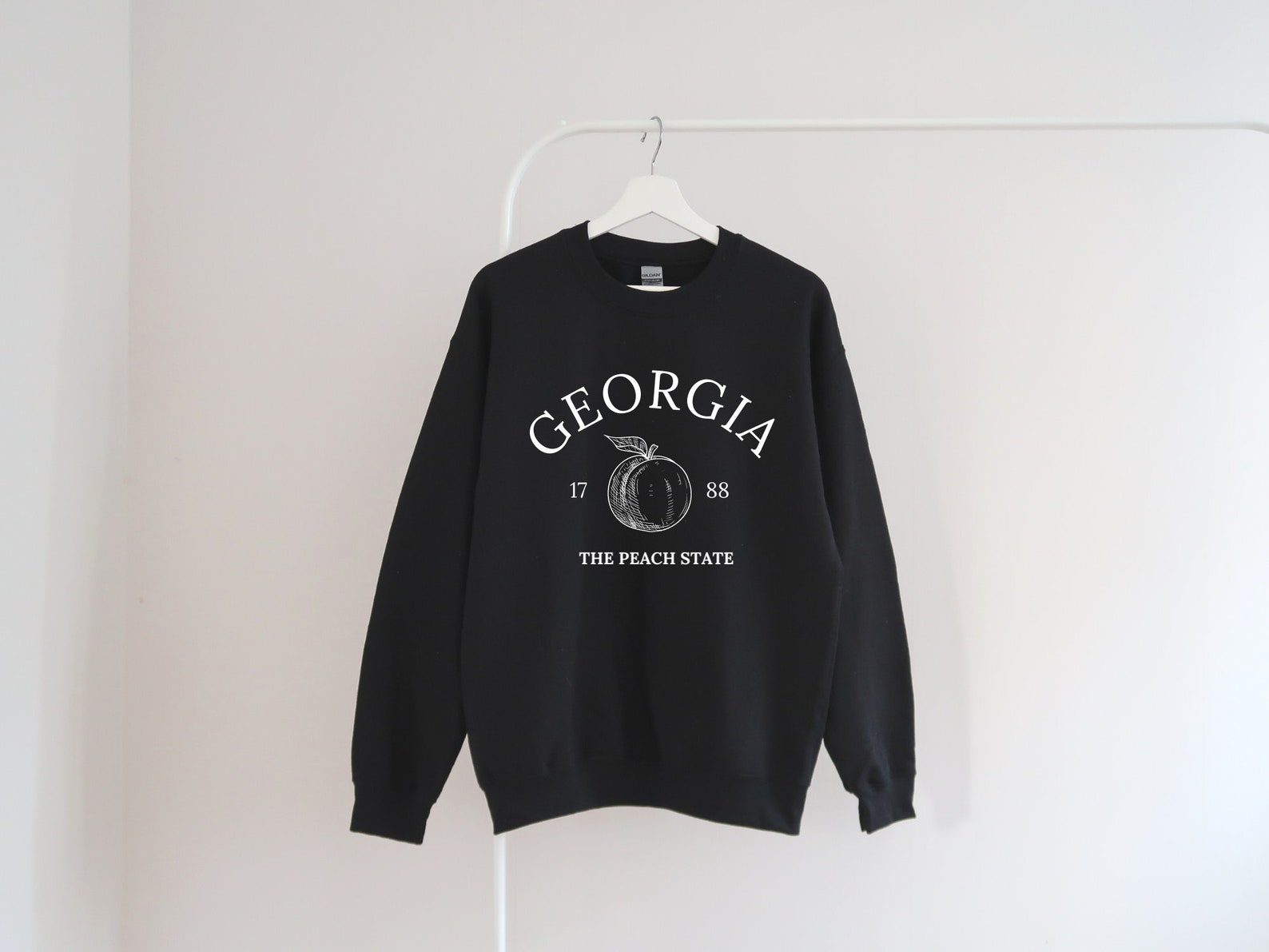 Georgia Sweatshirt, Georgia State Shirt, Georgia Peach Shirt, Georgia ...