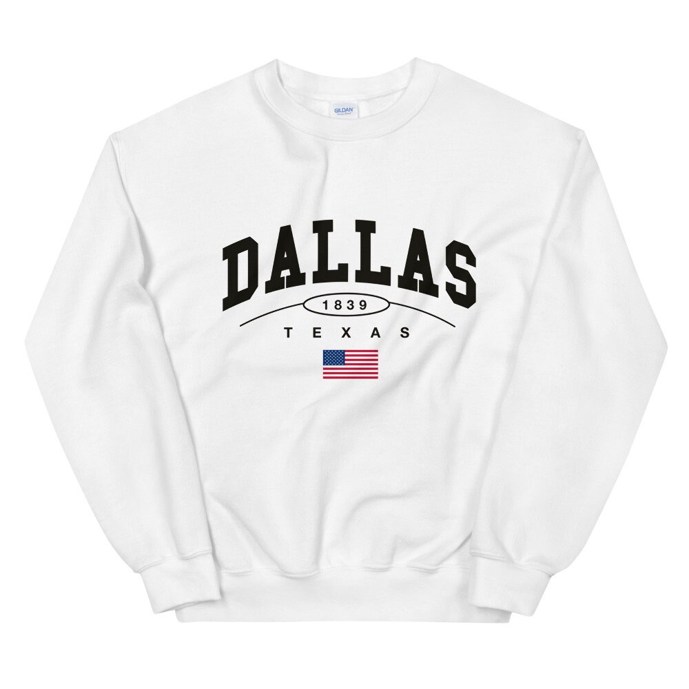 Dallas Sweatshirt Dallas Crewneck Dallas Shirt for Women | Etsy