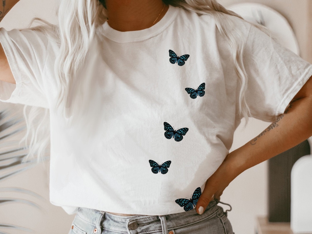 Butterfly Shirt, Butterfly Tshirt for Women, Butterfly Top, Gifts for ...