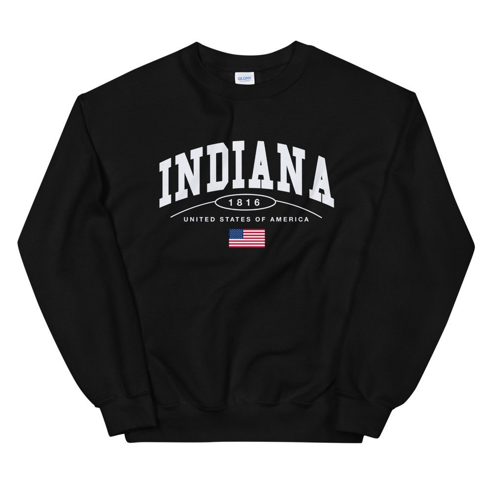 Indiana Sweatshirt Indiana Crewneck Indiana Shirts for - Etsy.de