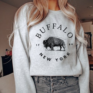 Buffalo New York Sweatshirt, Buffalo Sweatshirt, Buffalo Crewneck ...