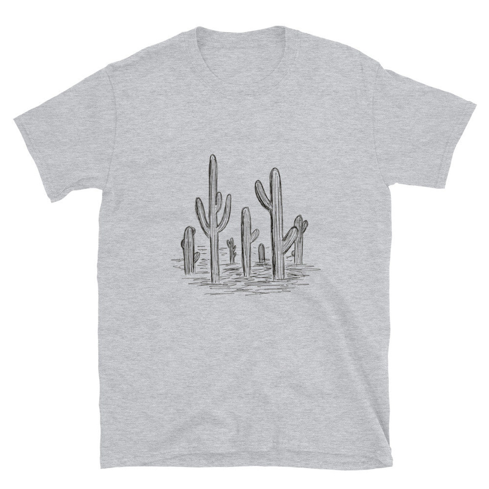 Cactus Tshirt Women, Cactus T-shirts, Cactus Shirts for Women, Cactus ...