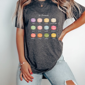 Macaron Tshirt, French Teacher Shirt, French Teacher Gift, Macaron ...