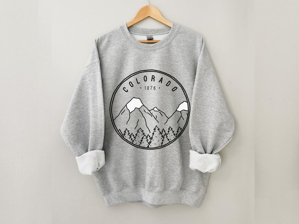 Colorado Sweatshirt, Colorado Crewneck, Colorado Shirts for Women ...