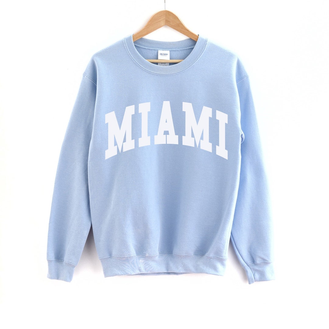 Miami Sweatshirt, Miami Crewneck, Miami Gifts, Miami Shirts Women ...